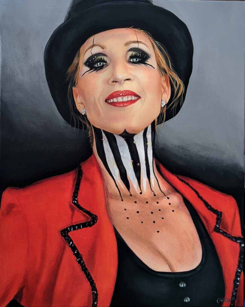 Kim Chase - Realistic Acrylic Portrait School
