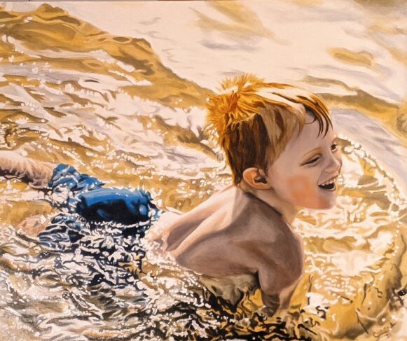 Kim Chase - Realistic Acrylic Portrait School