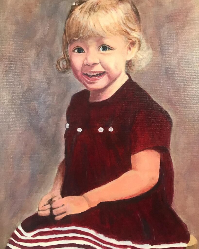 Peggy Hagler - Realistic Acrylic Portrait School